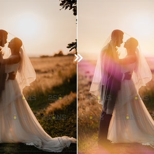 Sunlight Photoshop Overlays, Lens Flare Digital Textures for Photo ...