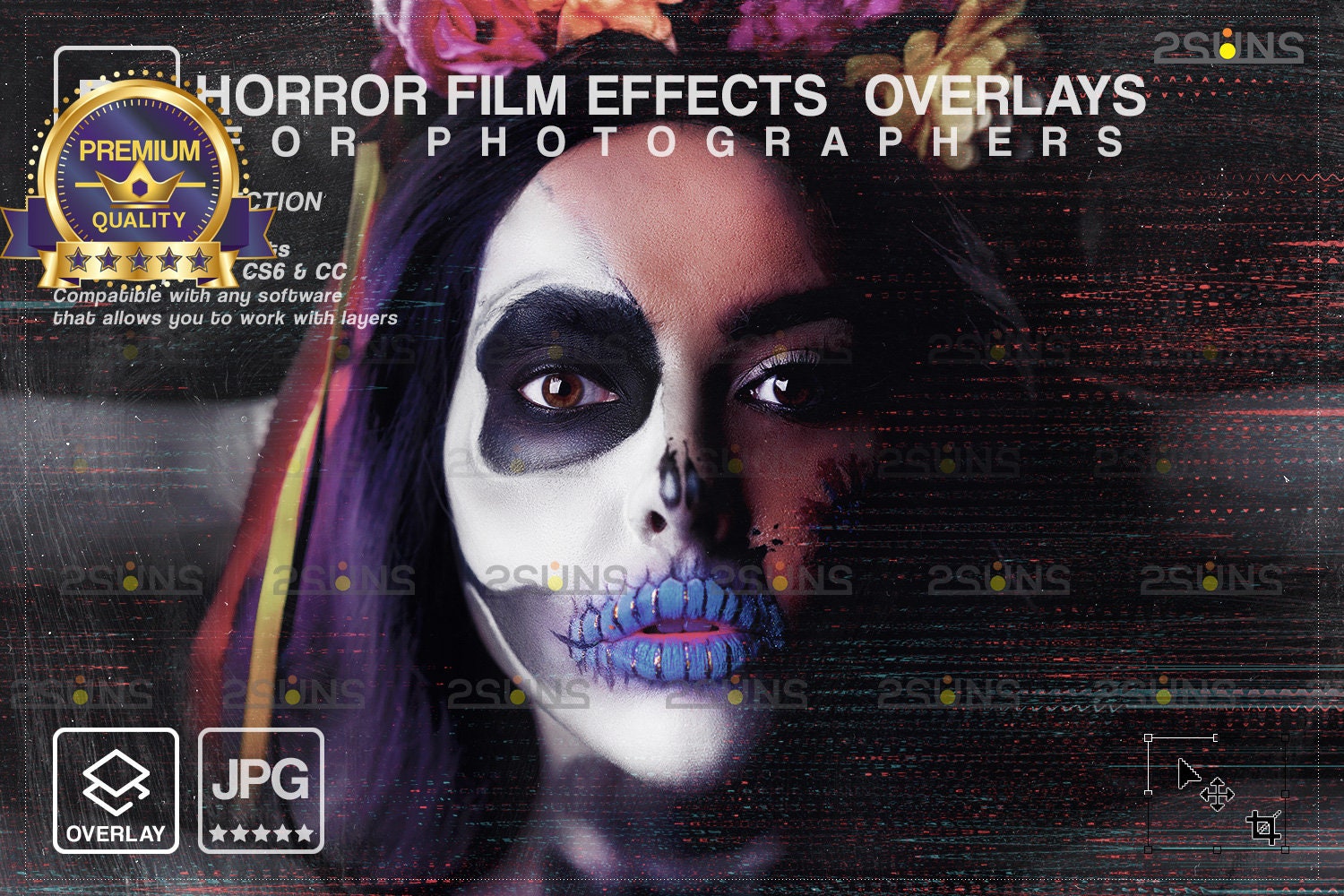 Fine Art Photoshop Overlays Halloween Overlays Horror Photo - Etsy UK