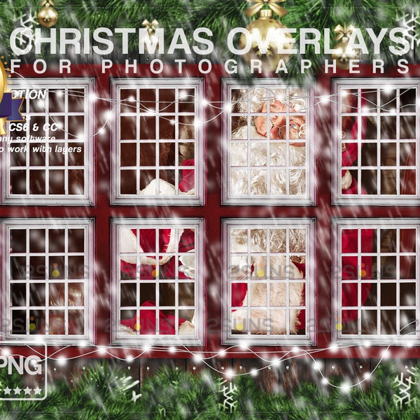 Christmas Overlay - Etsy