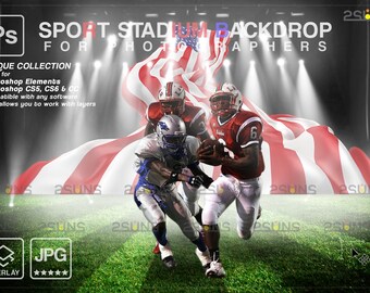 Football Background Overlay - Etsy