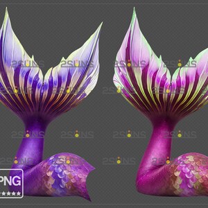 Overlay Little Mermaid, Mermaid Photoshop Overlays, Mermaid Tail Photo ...