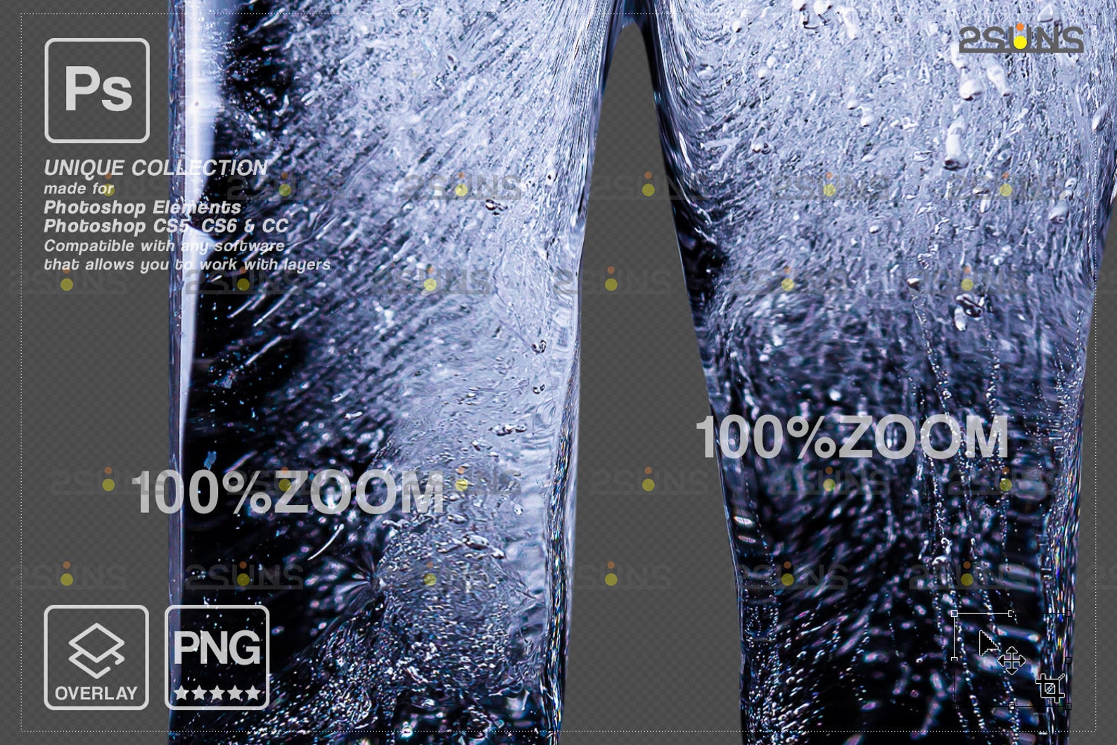 Christmas Ice Font Alphabet Clipart Letter Ice Overlay - Etsy