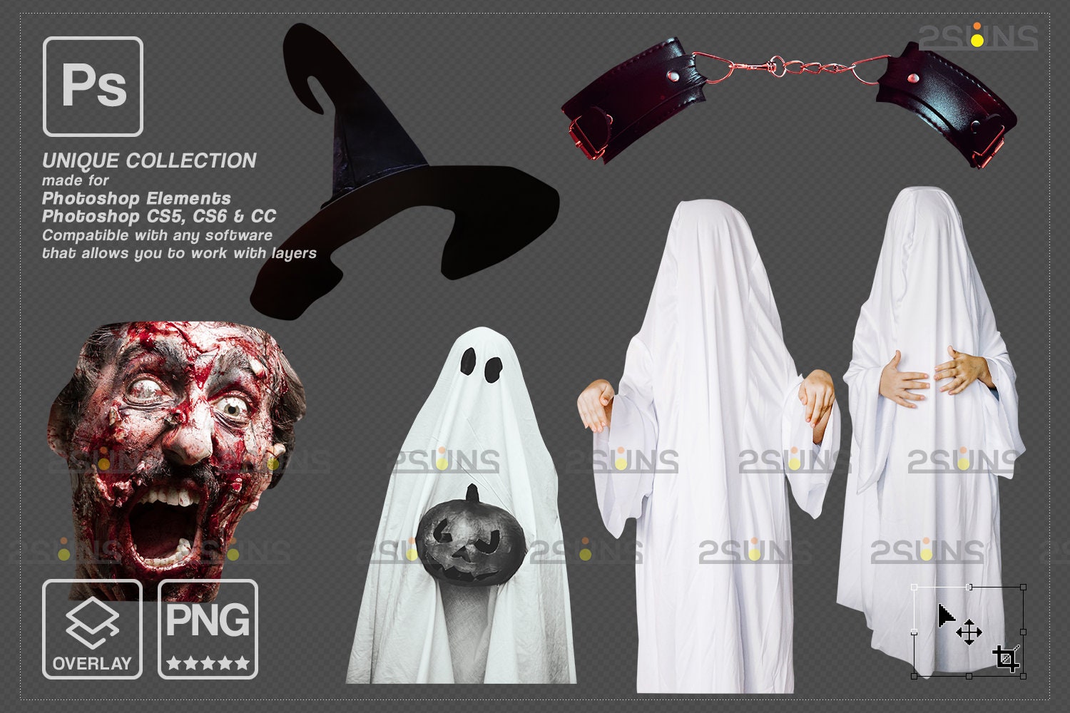 Halloween Overlay Ghost Overlay Photoshop Overlay Halloween - Etsy