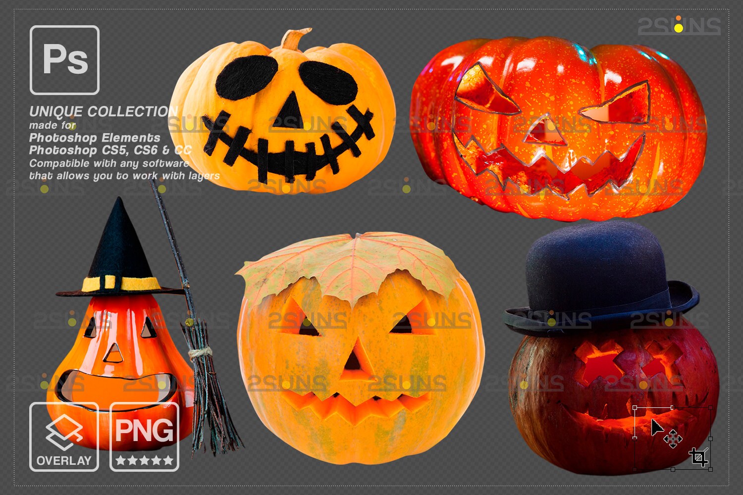 Pumpkins MEGA PACK 159 Halloween Overlay Halloween Photoshop - Etsy