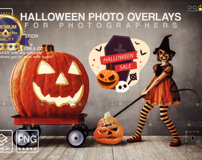 Halloween Overlay, Ghost Overlay, Photoshop Overlays, Ghost Clipart ...