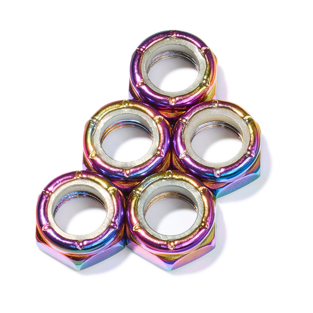 Custom Kingpin Nuts Hardware (5) Roller Skate / Quad Skate / Derby ...