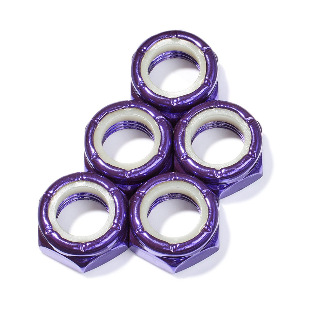 Custom Kingpin Nuts Hardware (5) Roller Skate / Quad Skate / Derby ...