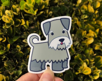 Schnauzer Sticker | Etsy