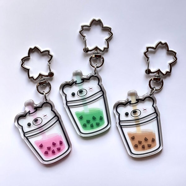 Bubble Tea Keychain - Etsy UK