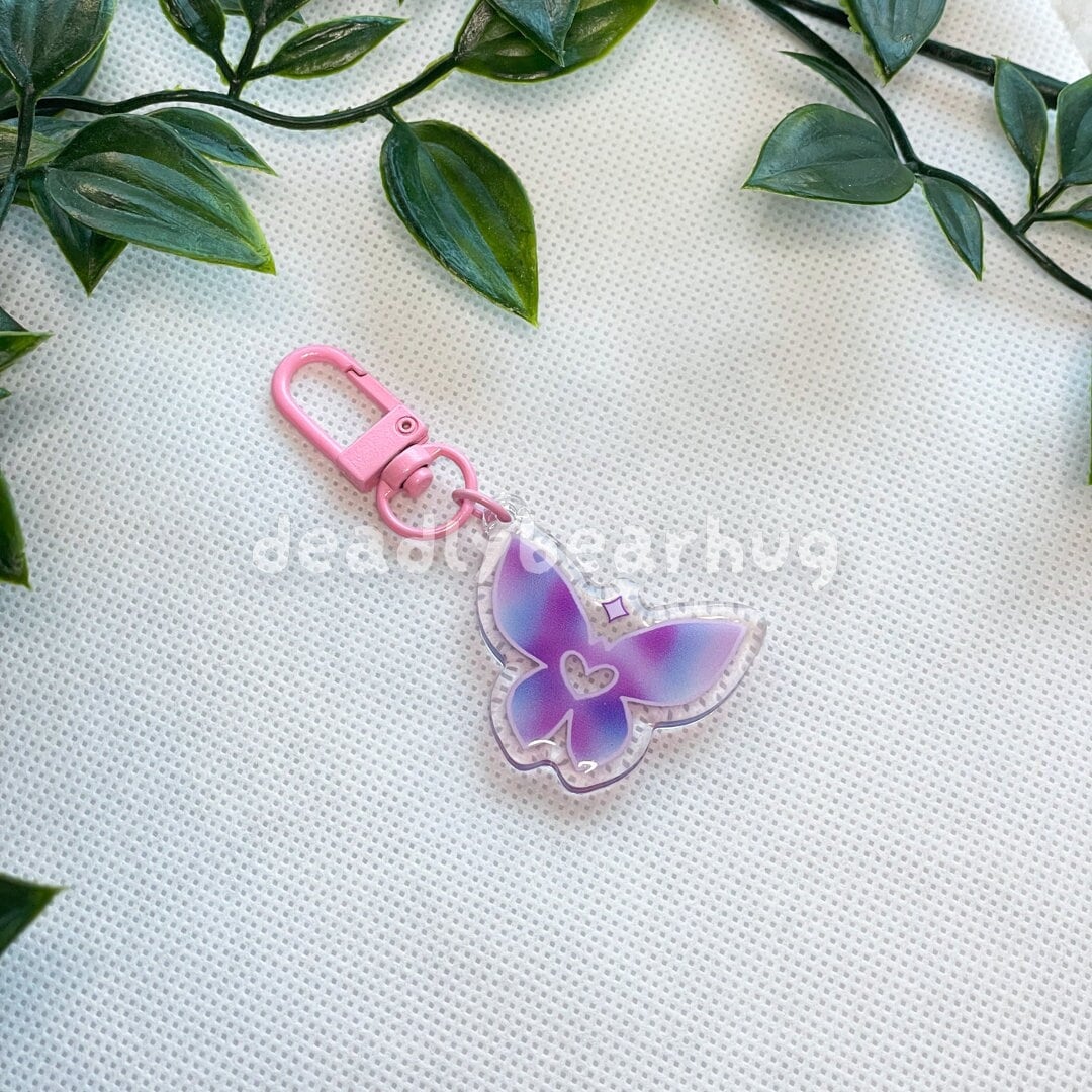Clove Valorant Agent Butterfly Abilities | Acrylic Keychain | Cute ...