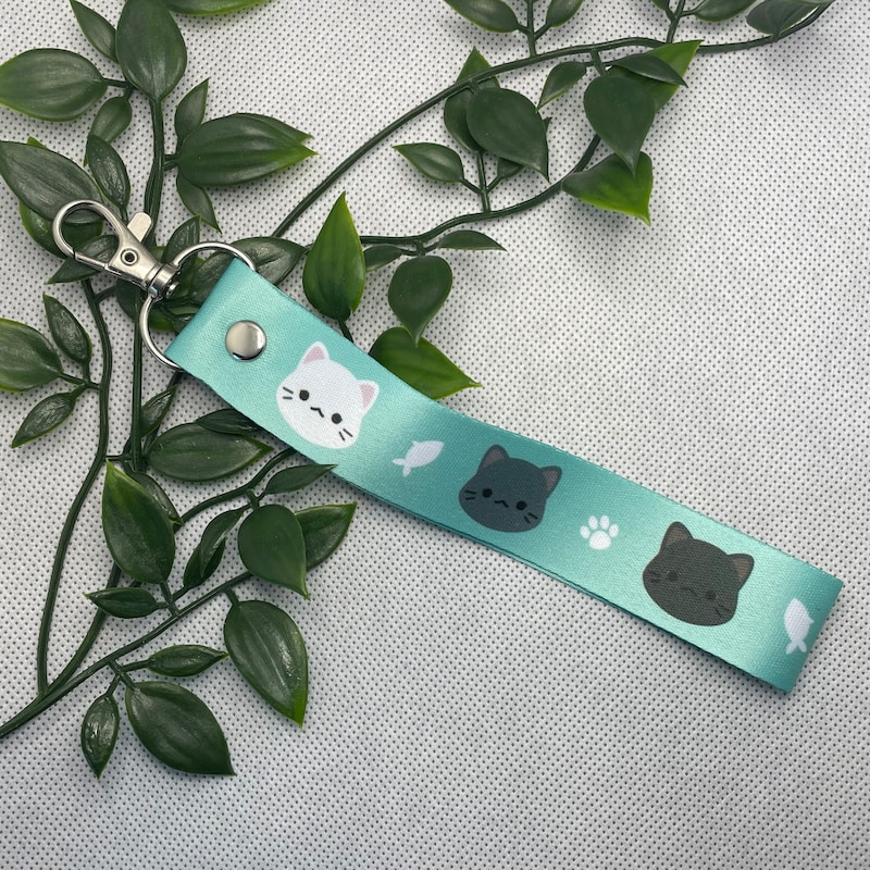 Cute Wrist Lanyard Keychain - Etsy