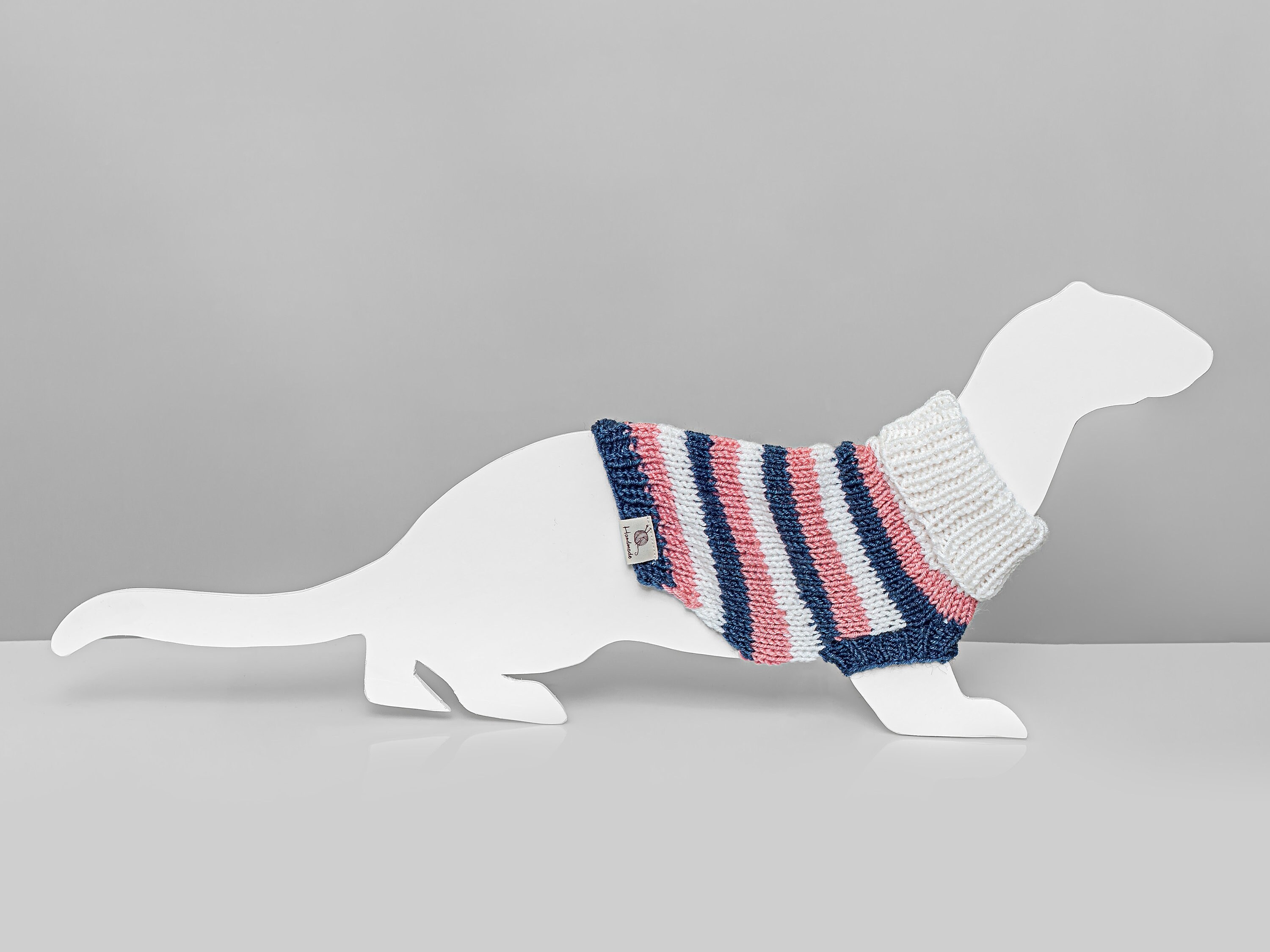Colored Striped Ferret Sweater With Hat - Etsy