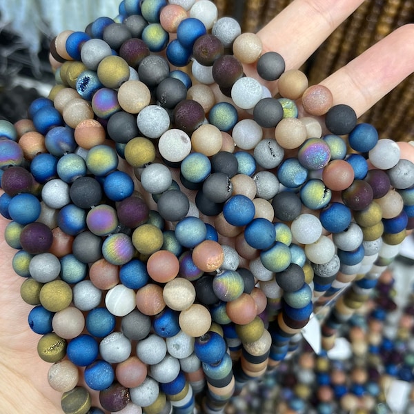 Druzy Beads - Etsy