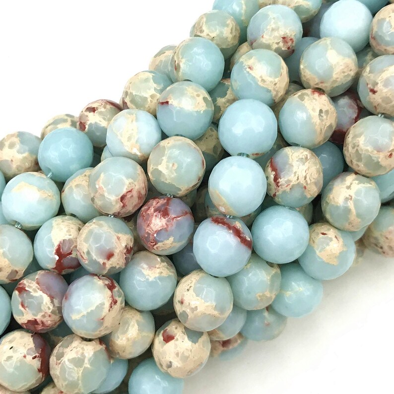 Natural Blue Imperial Jasper Beads Sediment Jasper 6mm 8mm - Etsy