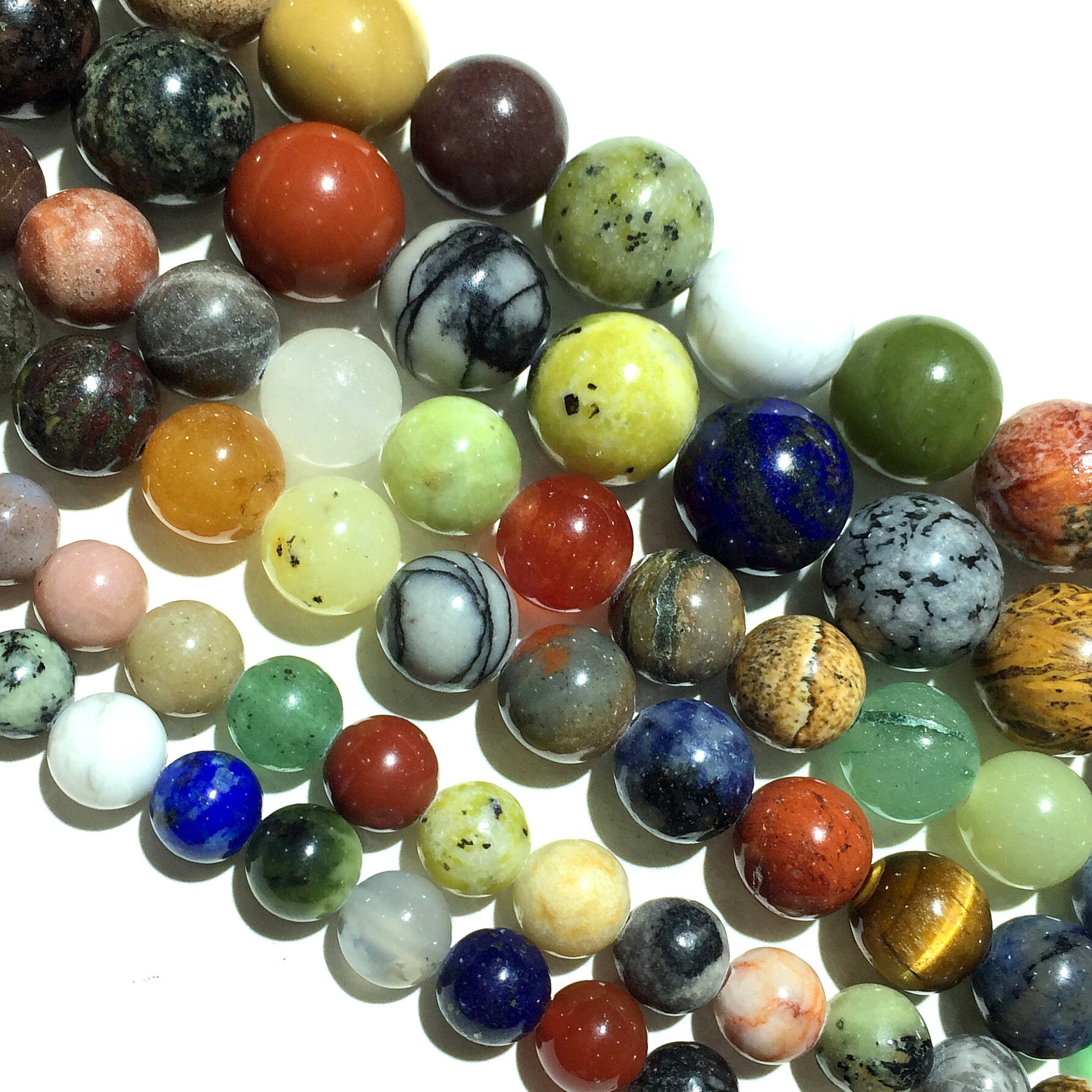 Natural Mix Color Jasper beads 4mm 6mm 8mm 10mm Polished Round | Etsy