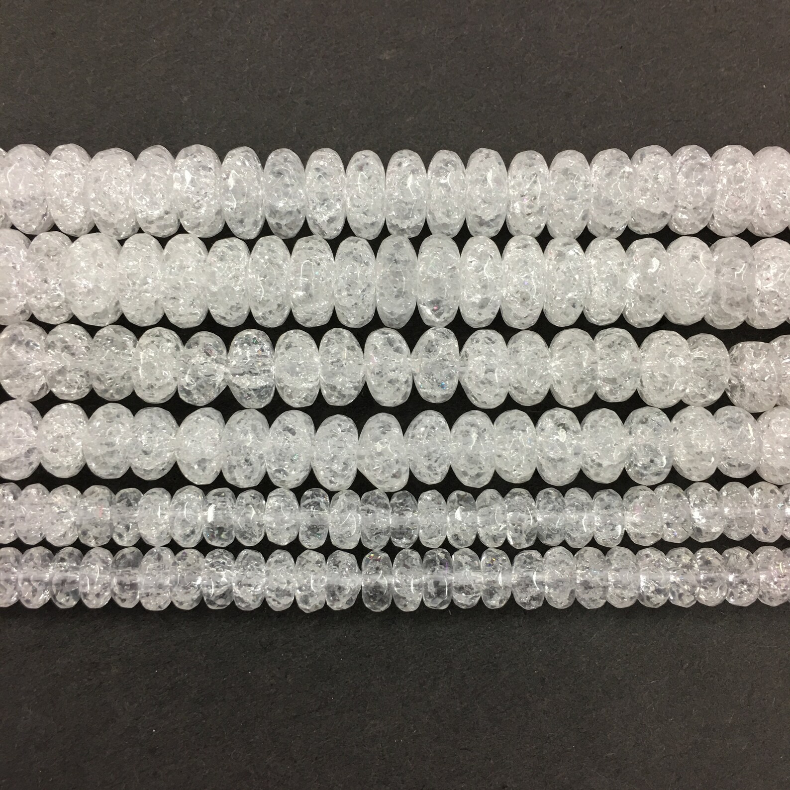 Natural Faceted Clear Quartz Beads 4mm 6mm 8mm 10mm Rondelle | Etsy