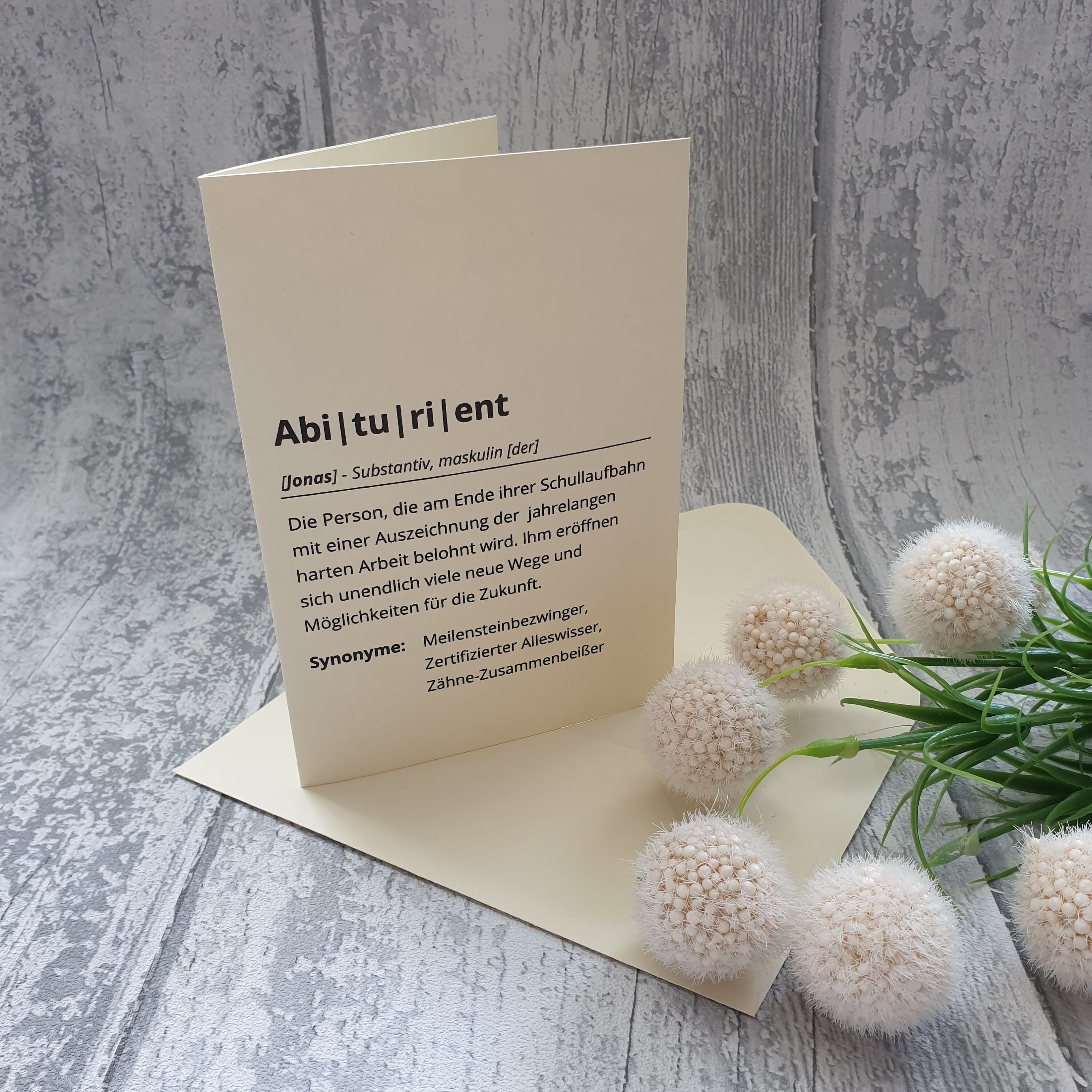 Karte Abiturient / Abiturientin | Etsy