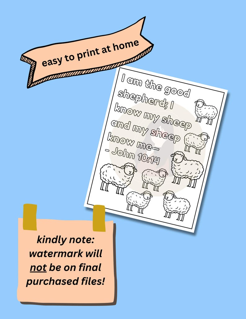 Christian Bible Verse Scripture Coloring Pages for Kids, Digital ...