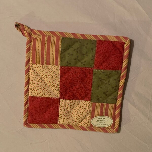 Patchwork Potholders - Etsy