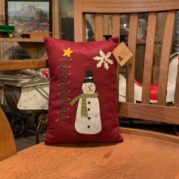 Snowman Pillow - Etsy