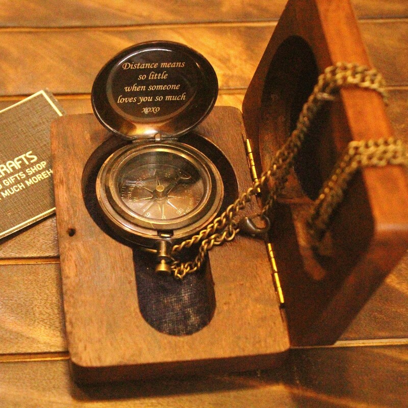 Engraved Compass - Etsy