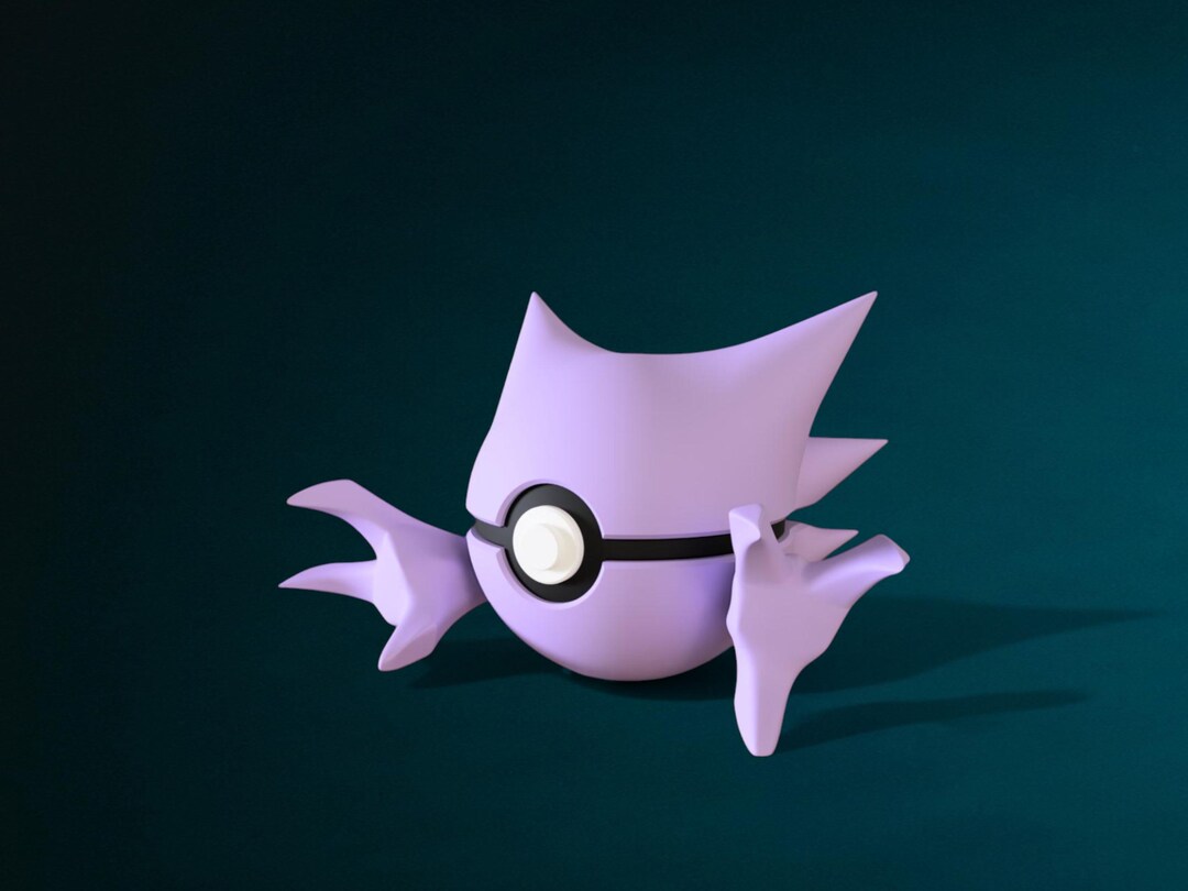 Haunter Pokeball, Collectible Pokemon Inspired Decorative Poke Ball ...