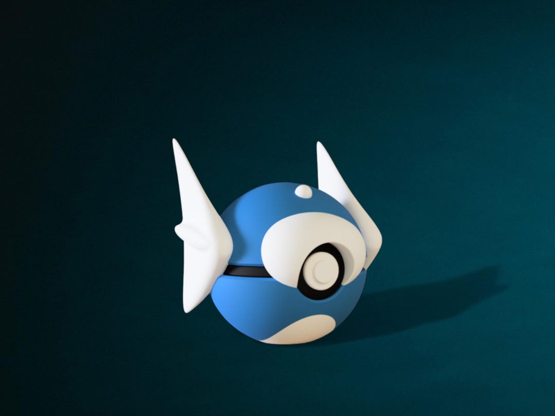 Dratini Pokeball, Collectible Pokemon Inspired Decorative Poke Ball ...