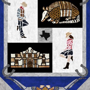 Alamo - Laser Cut Applique Kit, Prefused Fabric Applique, Applique Kit ...