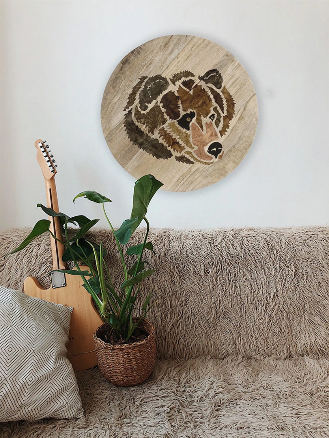 Bear Laser Cut Applique Kit, Prefused Fabric Applique, Applique Kit ...