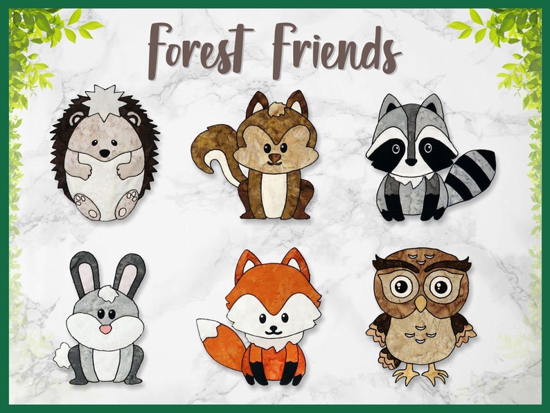 Rascal Raccoon Laser Cut Applique Kit Prefused Fabric - Etsy