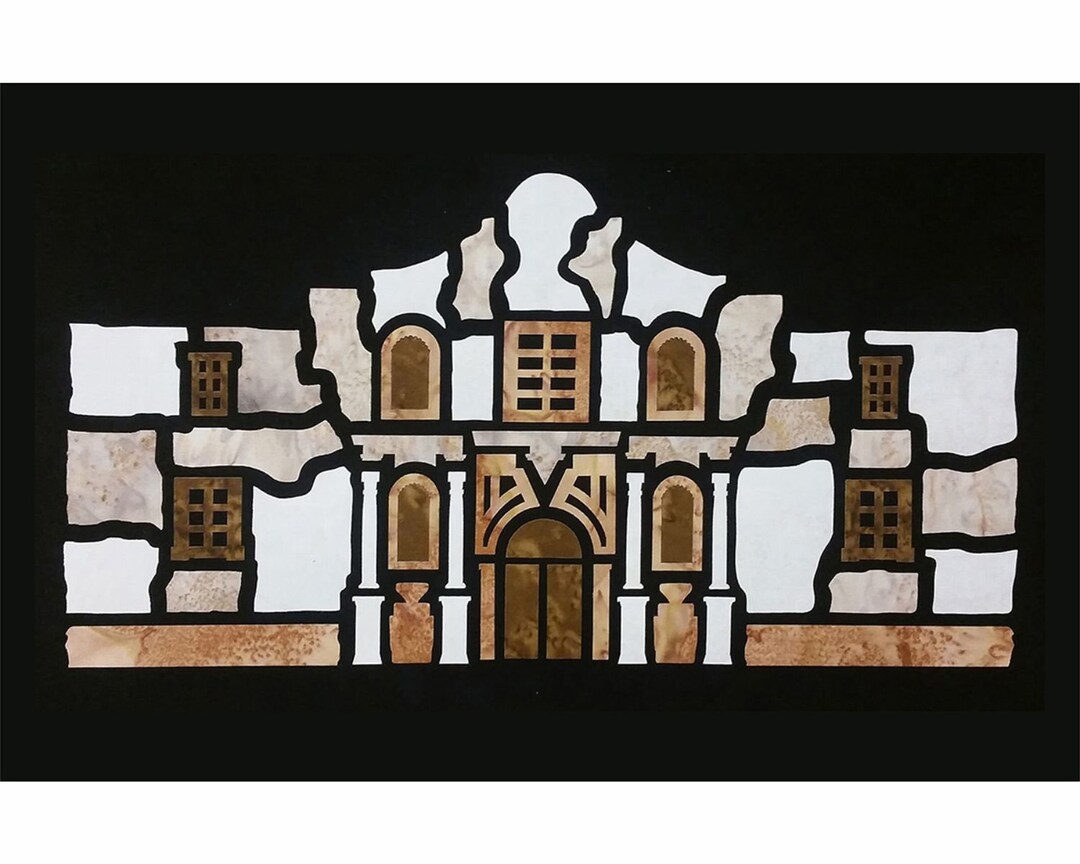 Alamo - Laser Cut Applique Kit, Prefused Fabric Applique, Applique Kit ...