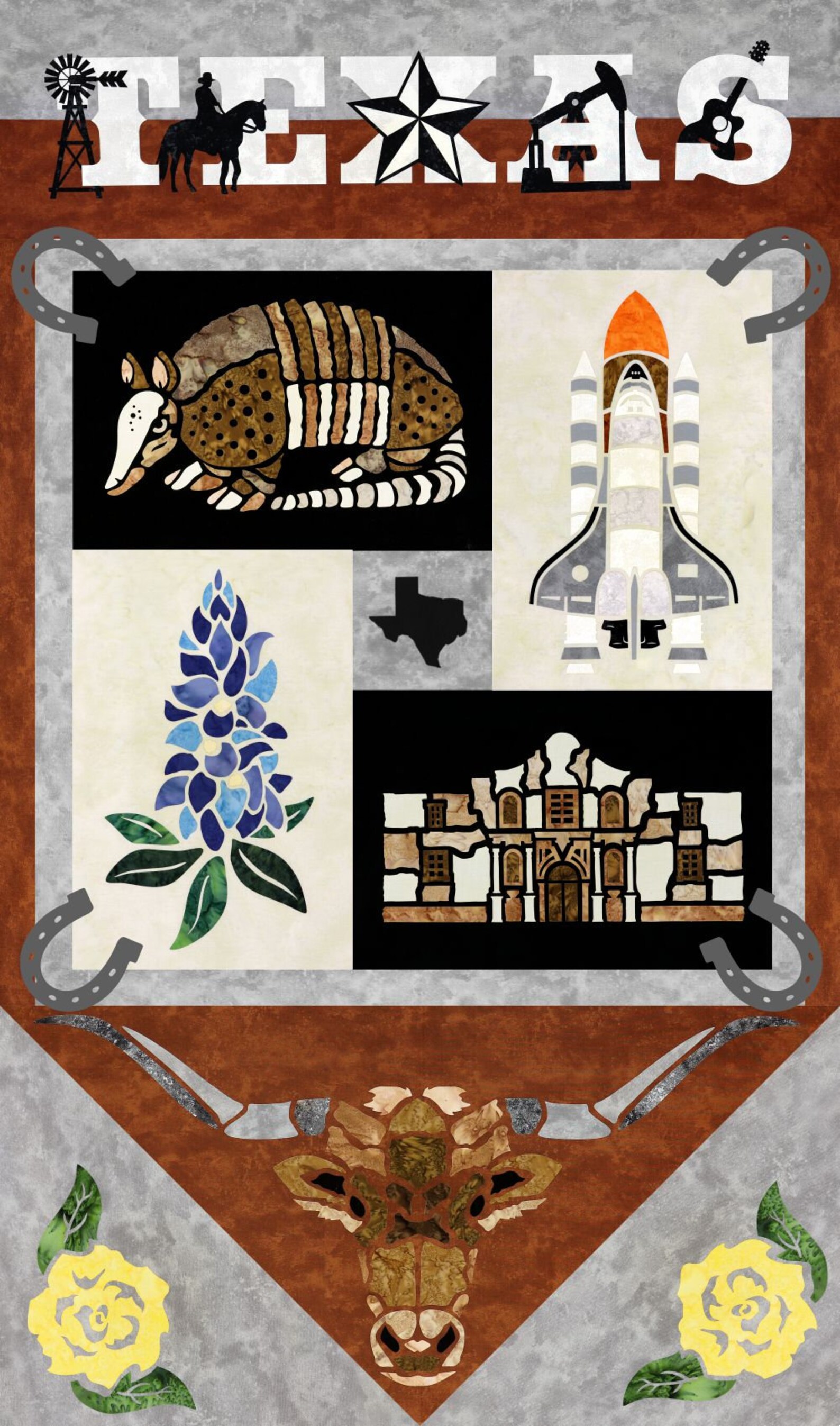 Oil Rig Laser Cut Applique Kitprefused Fabric - Etsy