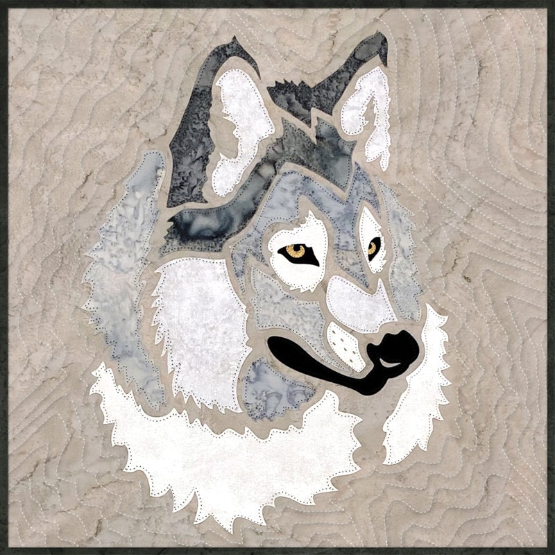 Wolf Applique - Etsy
