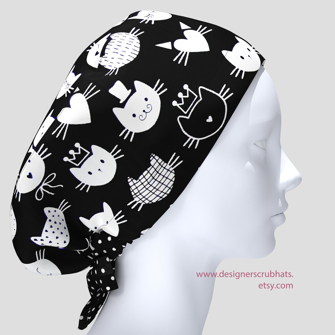 Animal Scrub Caps Anesthesia Scrub Caps for Women,surgical Cap Women ...