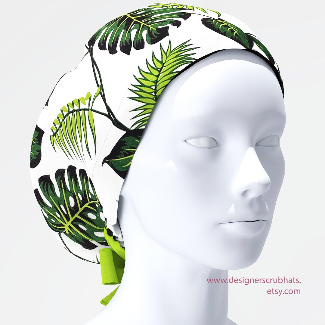 Plant Scrub Caps Nurse Gift Surgical Boufant Scrub Hat - Etsy