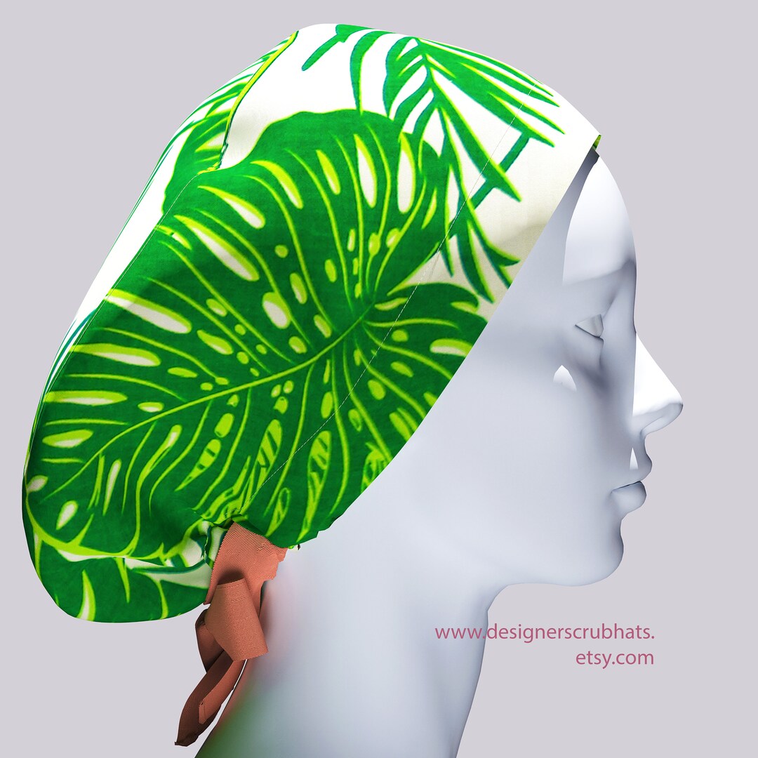 Scrub Cap,surgical Scrub Cap ,chemo Hat,medical Bouffant Scrub Surgery ...