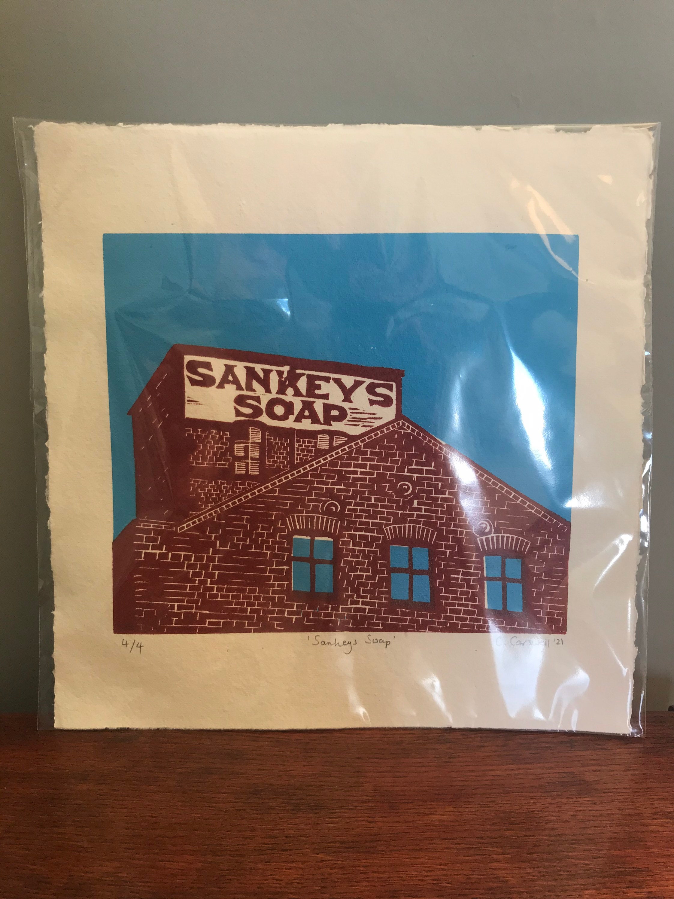 Original Art Lino Cut Print Sankeys Soap 90s Manchester Club A3 - Etsy UK