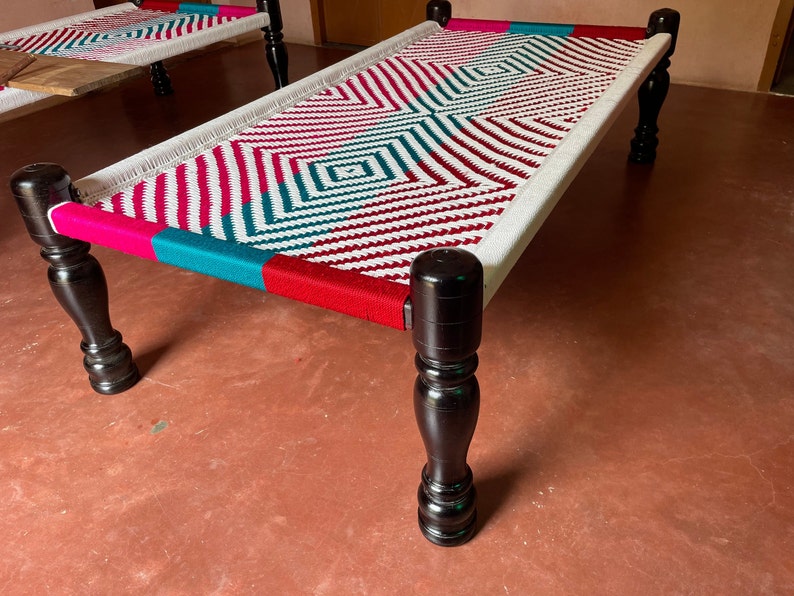 Indian Charpai Indian Manja Indian Antique Bed Bench - Etsy