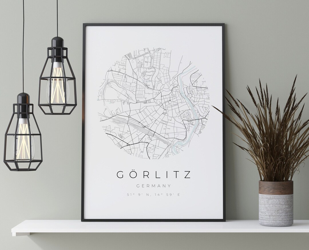 Görlitz Map Poster, Görlitz Map Print, Görlitz Poster, Görlitz ...