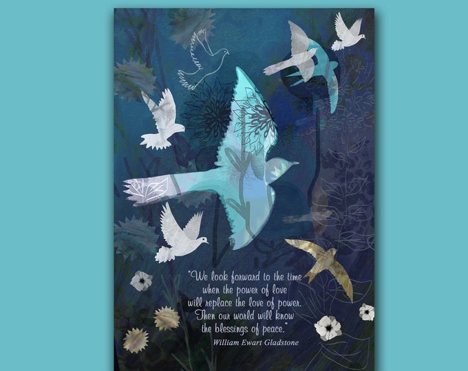 Peace to You Holiday or Christmas Cards - Pack of 8 - Etsy