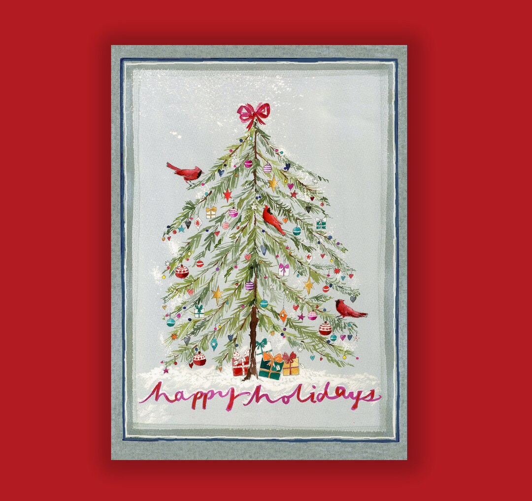 HOLIDAY TREE Christmas Card Supporting Starlight Children's Foundation ...