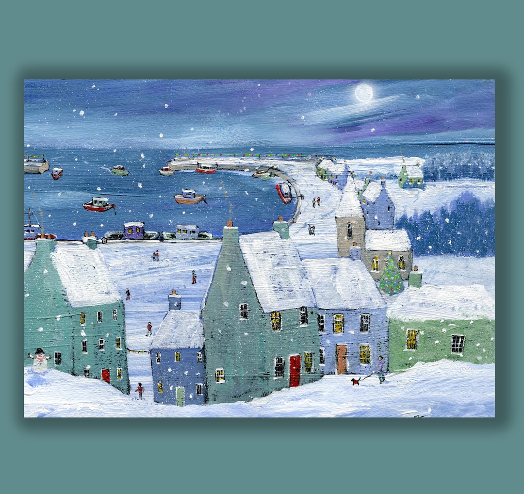 SEASIDE HOLIDAY Charity Holiday Card Supporting the National Alliance ...