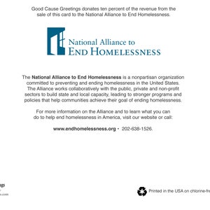 RAINBOW VILLAGE Charity Holiday Card Supporting the National Alliance ...