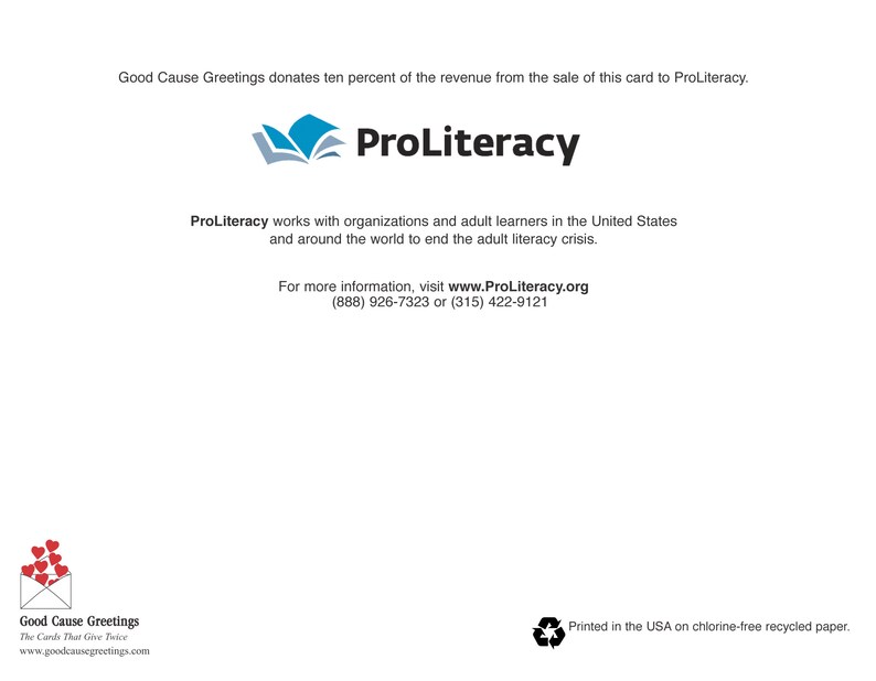 REINDEER RIDER Charity Holiday Card Supporting Proliteracy 10 | Etsy