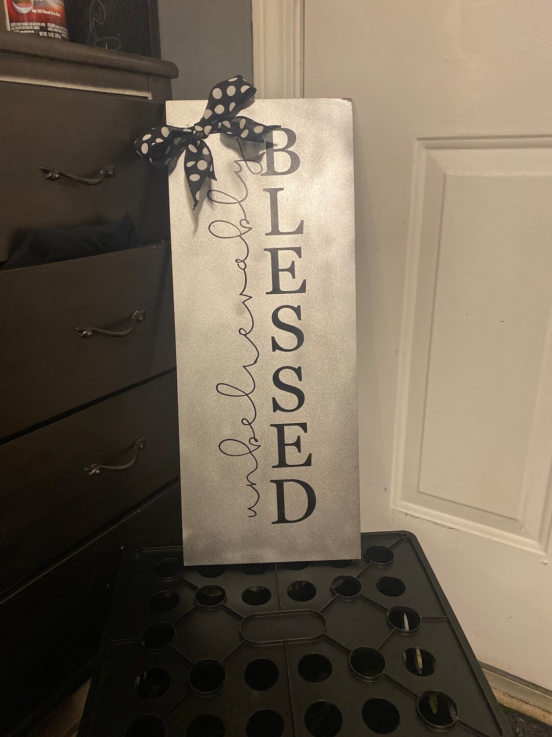 Wooden Blessed Sign for Home - Etsy