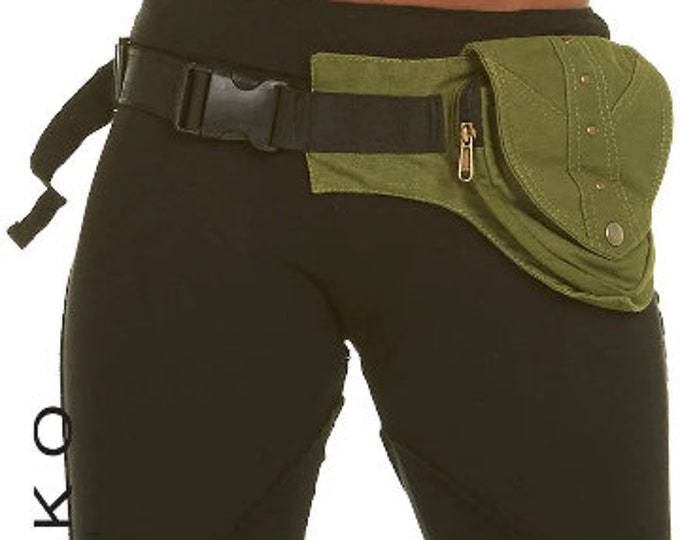 Canvas Utility Belt - ASSORTED COLOURS - Steampunk Belt, Camping Belt ...