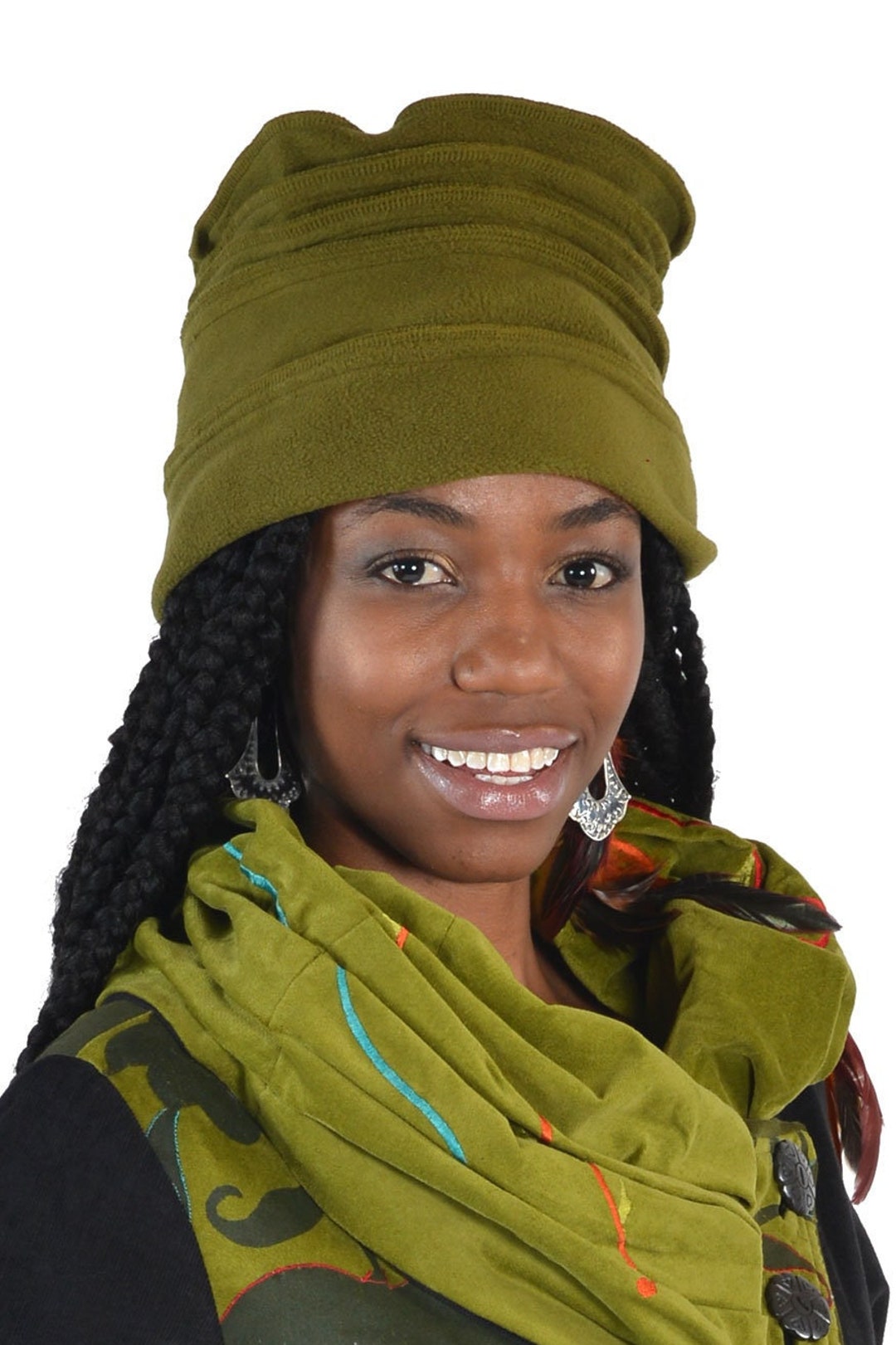 BOHO HAT, Hippie, Hippy, Hat in Assorted Colours, ROUND Hat, Cloche Hat ...