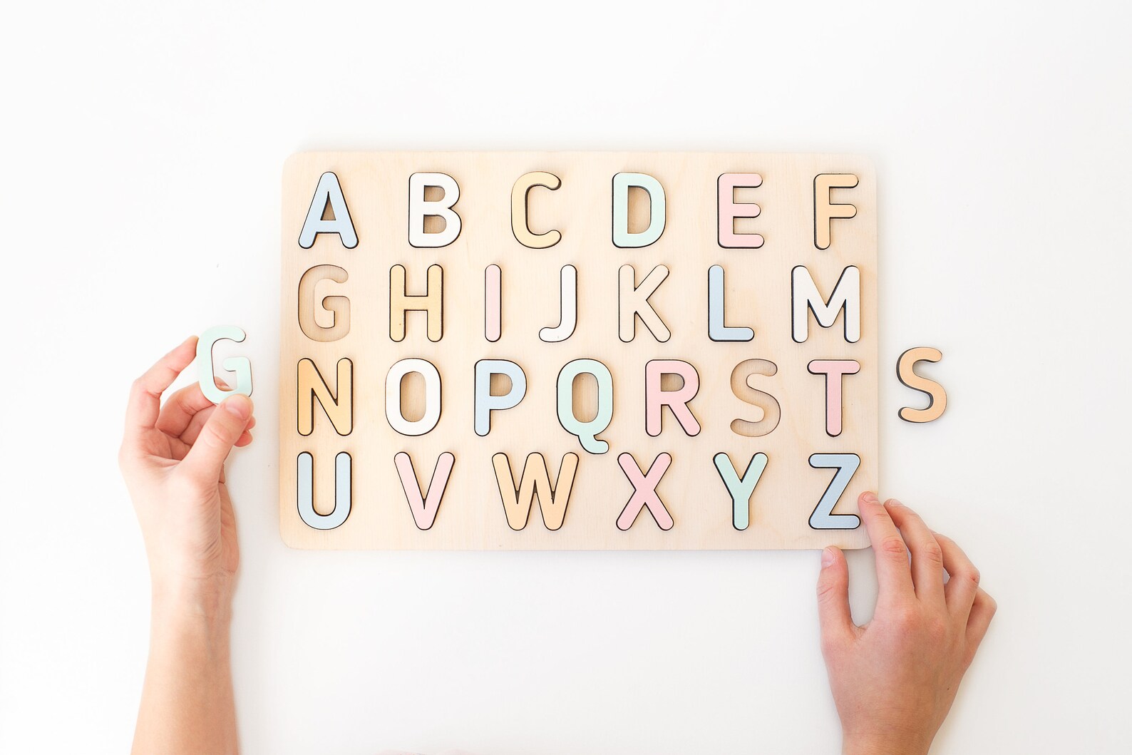 Alphabet Letters Puzzle English Alphabet Studying Letters - Etsy UK