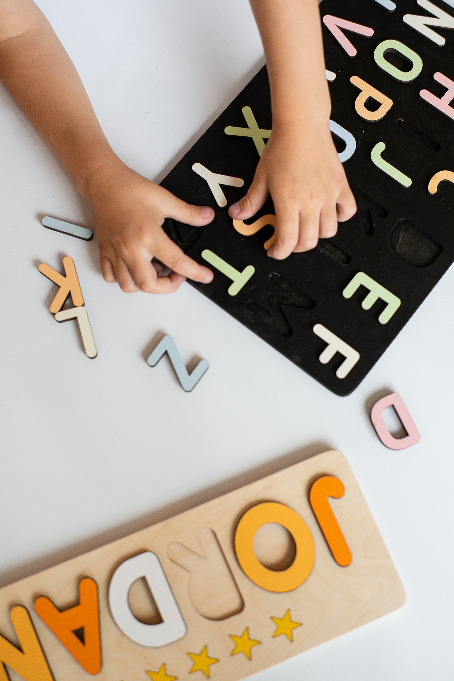 Alphabet Letters Puzzle English Alphabet Studying Letters | Etsy