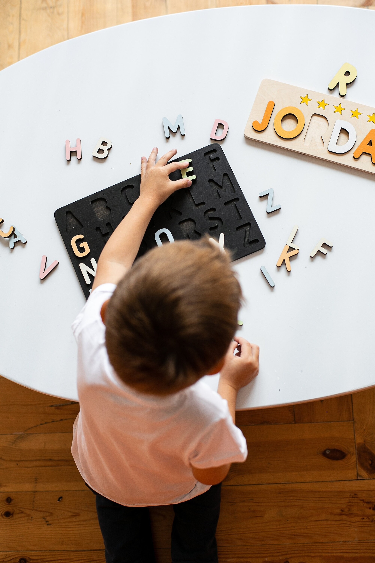 Alphabet Letters Puzzle English Alphabet Studying Letters - Etsy